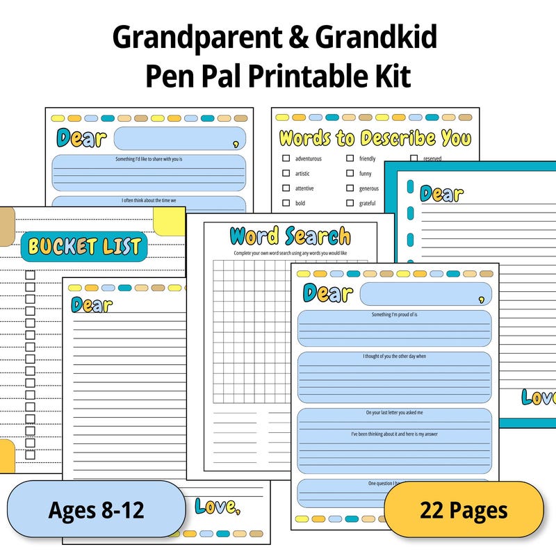 Pen Pal Kit - Etsy