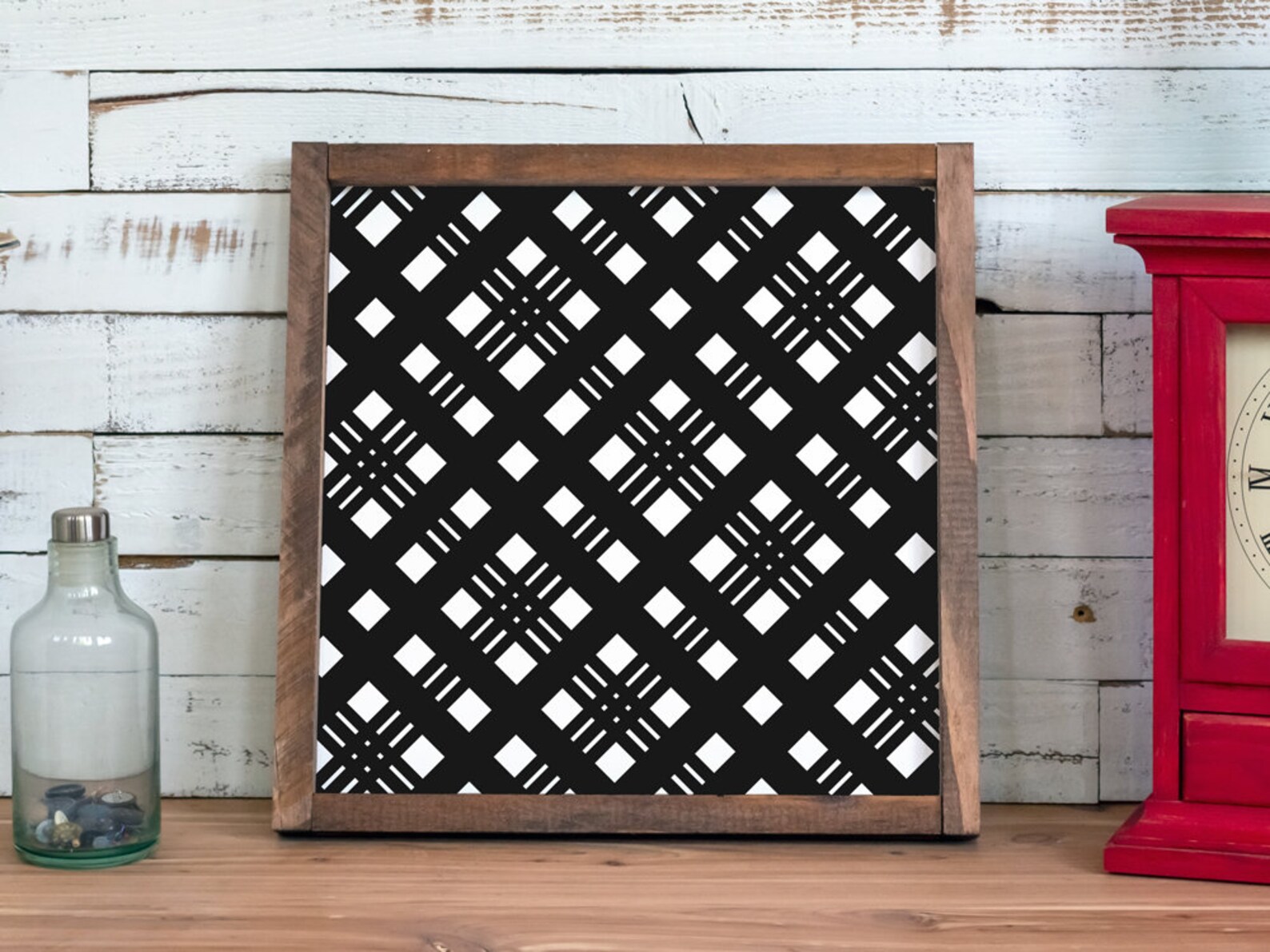 Tartan Pattern Svg. Christmas Pattern Svg Cut File. Farmhouse | Etsy