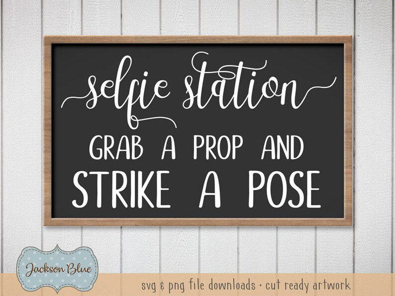 Selfie Station Strike a Pose Svg Cut File. Selfie Station - Etsy