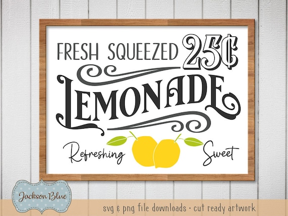 Fresh lemonade sign Wall Hangings Home & Living etna.com.pe