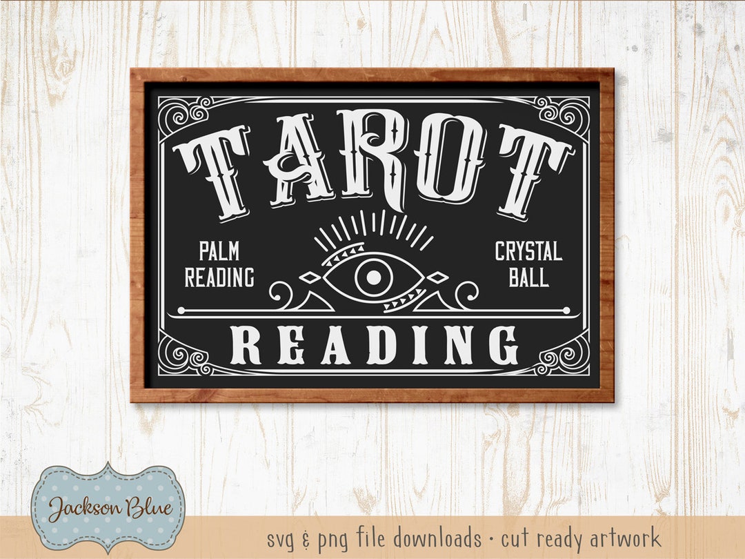 Tarot Card Reading SVG Download. Halloween Sign Design Svg. Halloween ...