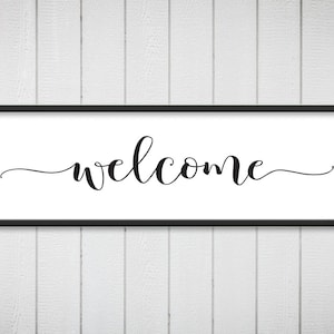 Welcome Svg Cut File. Farmhouse Decor Svg File. Welcome Sign | Etsy