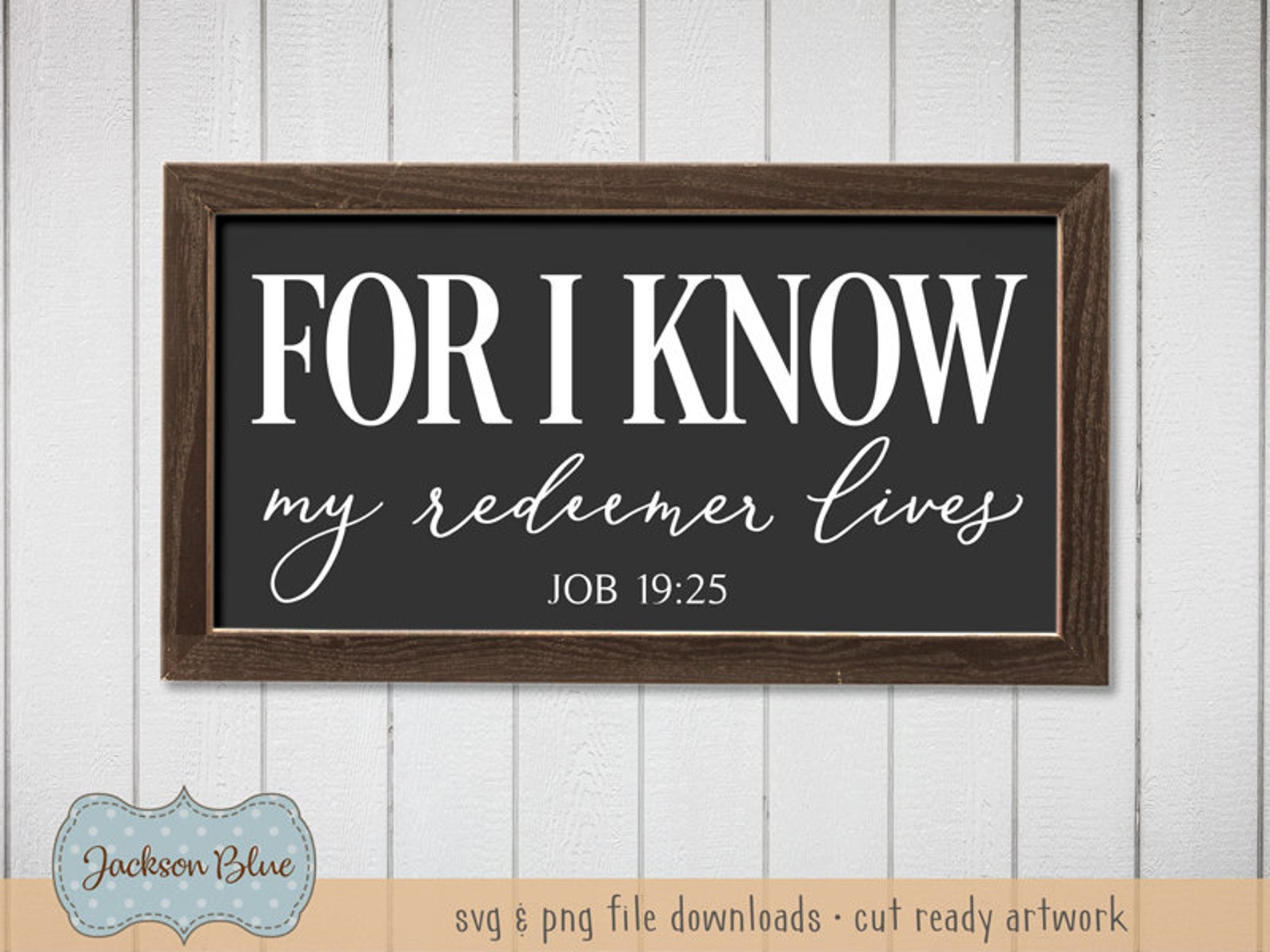 My Redeemer Lives Svg Cut File. Rustic Easter Sign Svg. Christ - Etsy