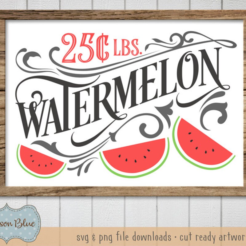 Watermelon Sign - Etsy