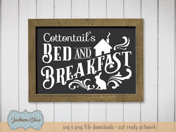 Clip Art & Image Files Rustic Easter svg. Peter Cottontails Bed and ...