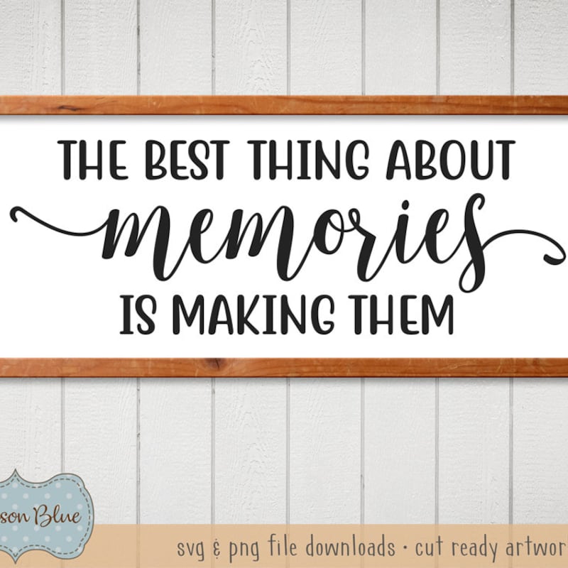 Making Memories Svg - Etsy