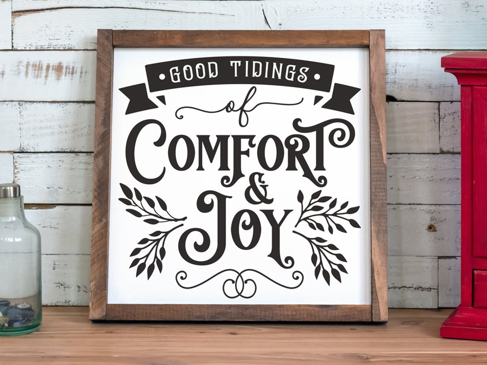 Good Tidings of Comfort and Joy Svg. Christmas Svg Cut File. - Etsy