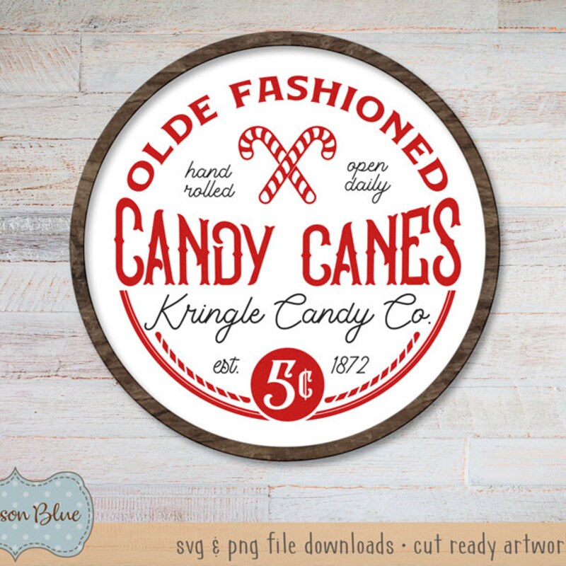 Kringle Candy Co Svg - Etsy
