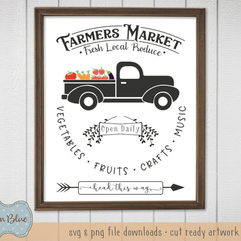 Farmers Market Svg - Etsy