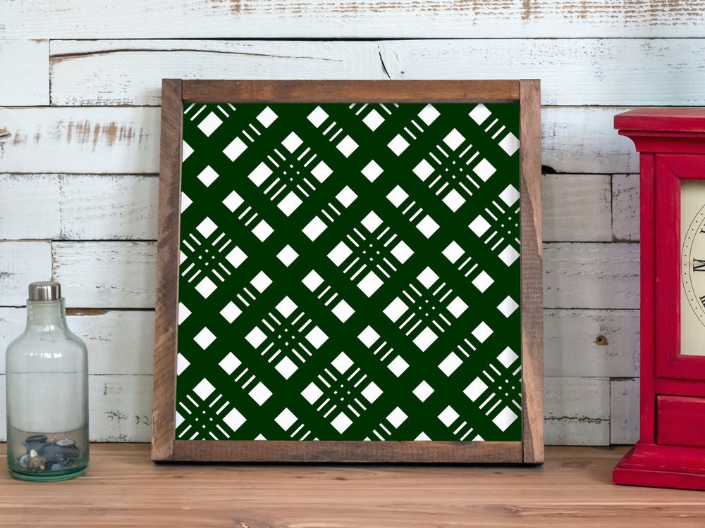 Tartan Pattern Svg. Christmas Pattern Svg Cut File. Farmhouse - Etsy