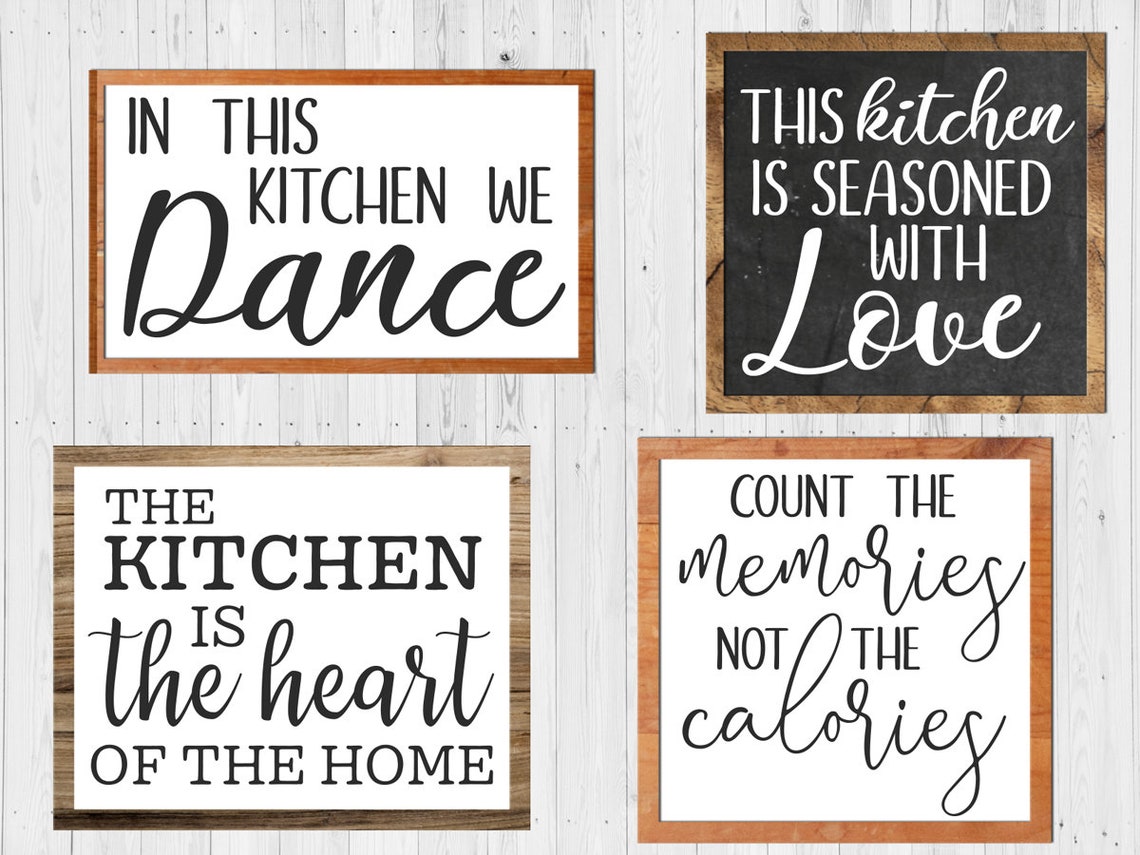 Farmhouse Kitchen SVG Bundle. Farmhouse Quotes Svg Bundle. Family Quote ...