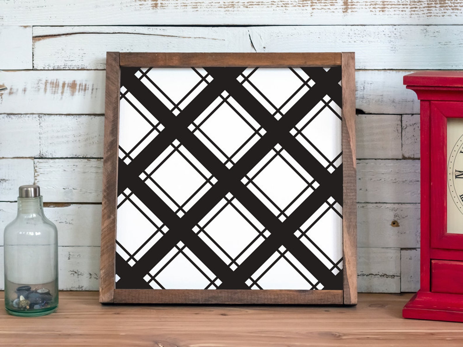 Tartan Pattern Svg. Christmas Pattern Svg Cut File. Farmhouse Christmas ...