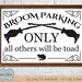 Broom Parking Only, All Others Will Be Toad SVG Download. Witches ...