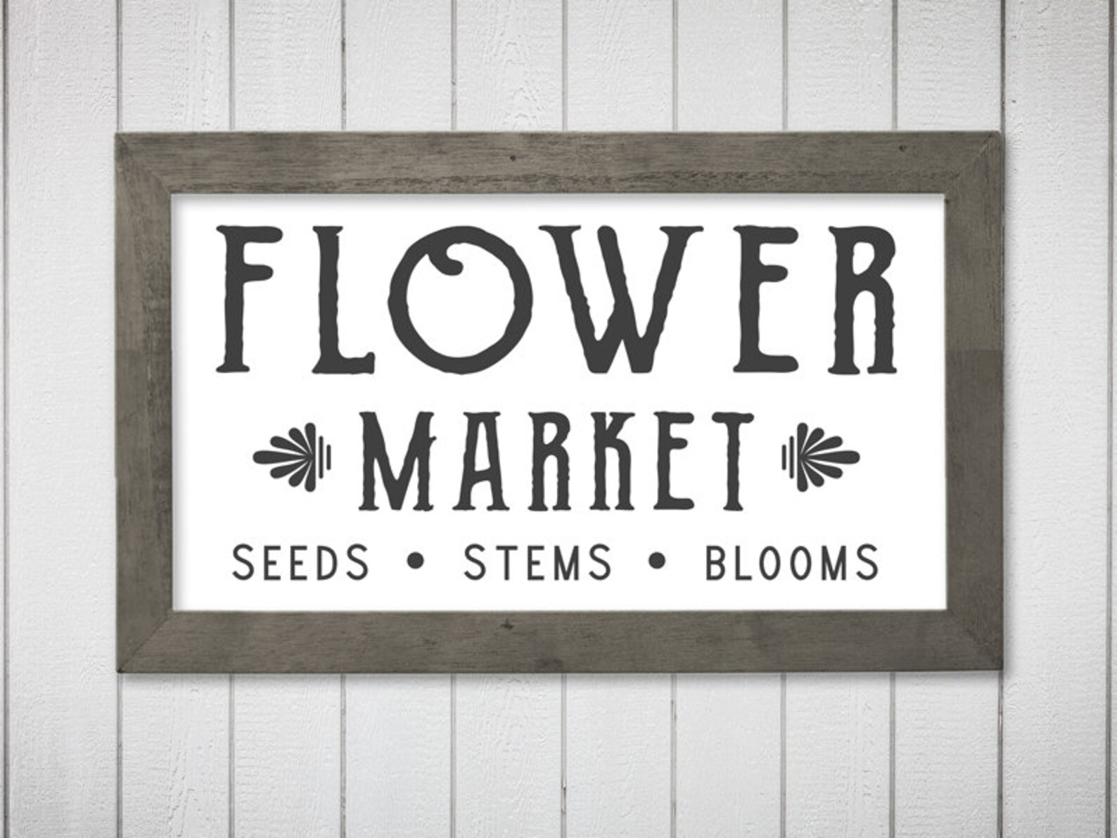 Flower Market Svg. Rustic Flower Market Sign Design. Farmhouse Kitchen ...