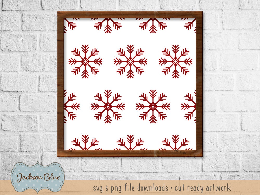 Ugly Christmas Sweater Snowflake Svg. Christmas Pattern Svg Cut File ...