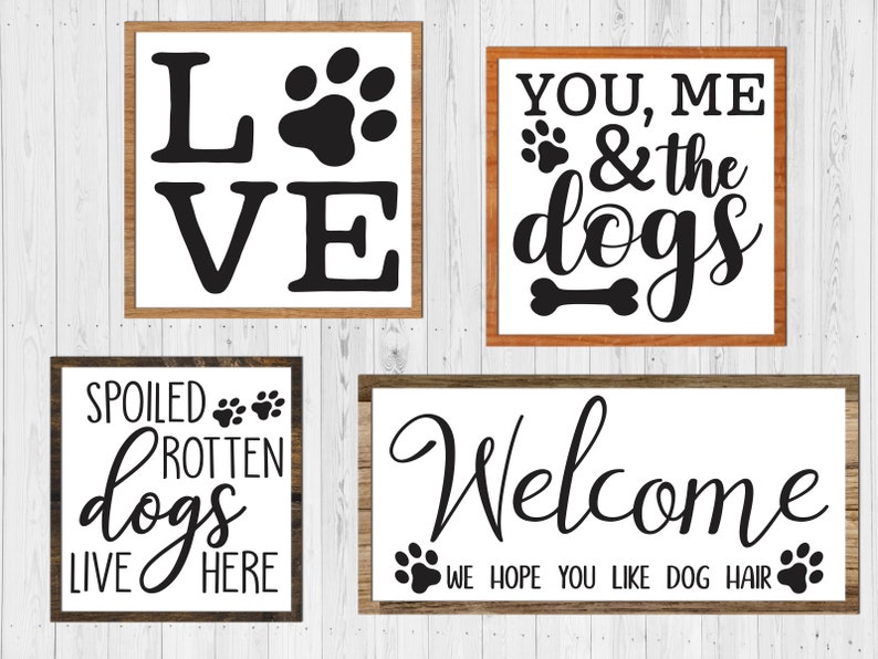 Rustic Dog Lovers SVG Bundle. Farmhouse Quotes Svg Bundle. Pet - Etsy ...