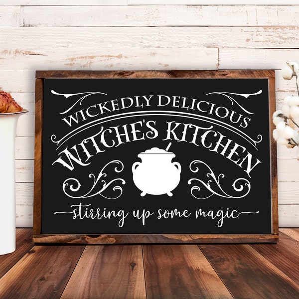 Kitchen Witch Sign - Etsy