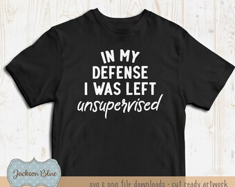 Left Unsupervised Svg - Etsy