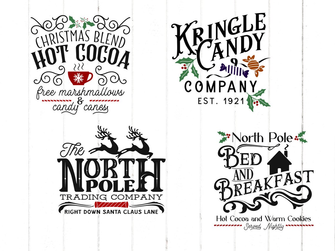 Farmhouse Christmas SVG Bundle Svg. Rustic Christmas Svg Cut - Etsy