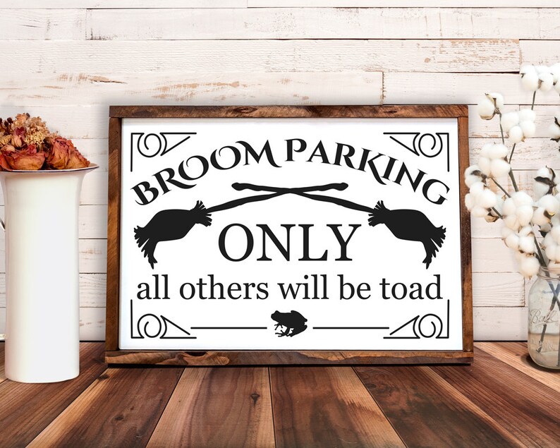 Broom Parking Only, All Others Will Be Toad SVG Download. Witches ...