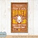 Fresh and Local Honey Svg. Raw and Unfiltered Honey Sign Design Svg ...