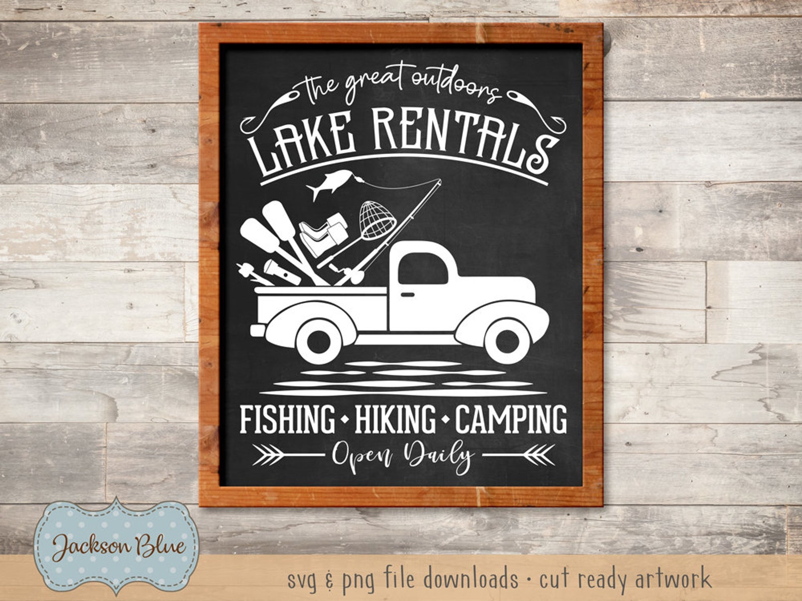 Lake Rentals Svg Cut File. Rustic Outdoors Sign Design Svg. - Etsy