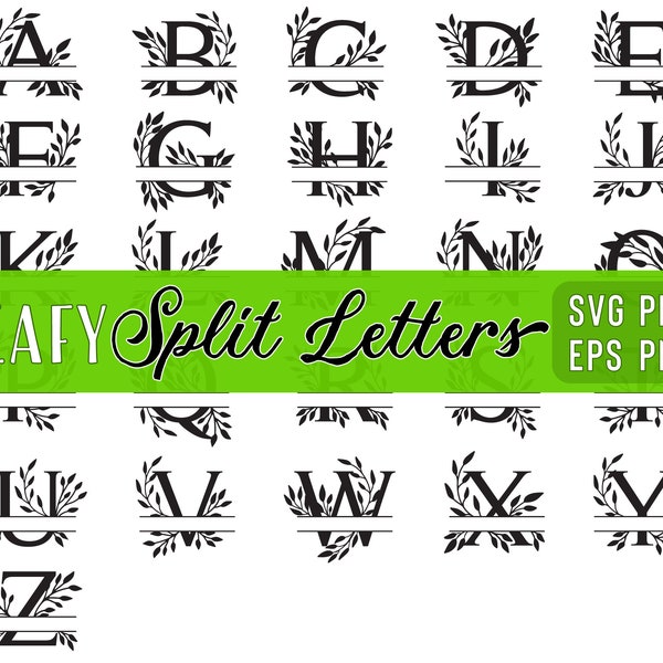 Split Font - Etsy