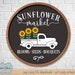 Sunflower Market SVG Download. Fall Decor Sign Design Svg. Autumn Svg ...