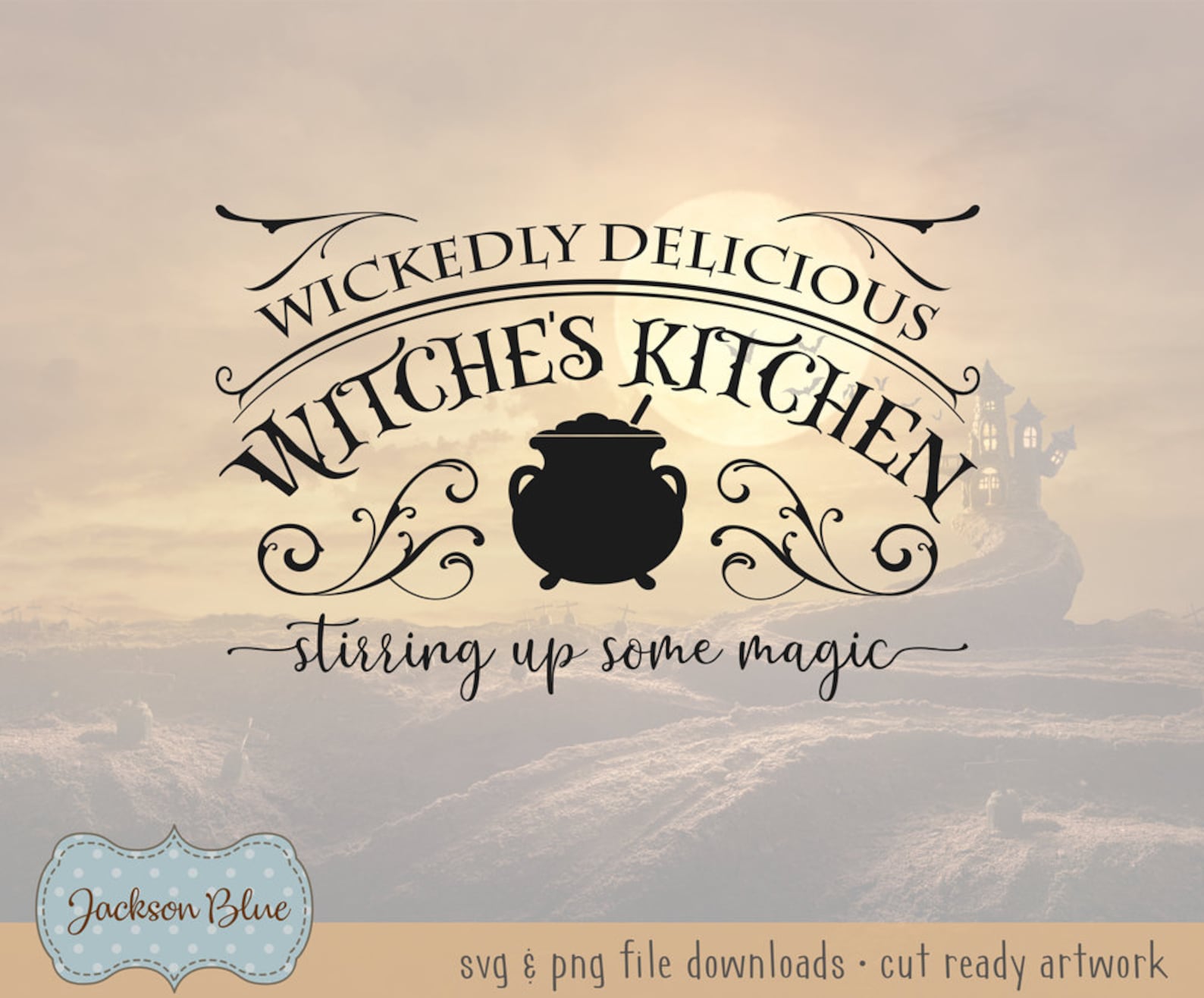 Witches Kitchen SVG Download. Fall Sign Svg. Rustic Halloween Design ...