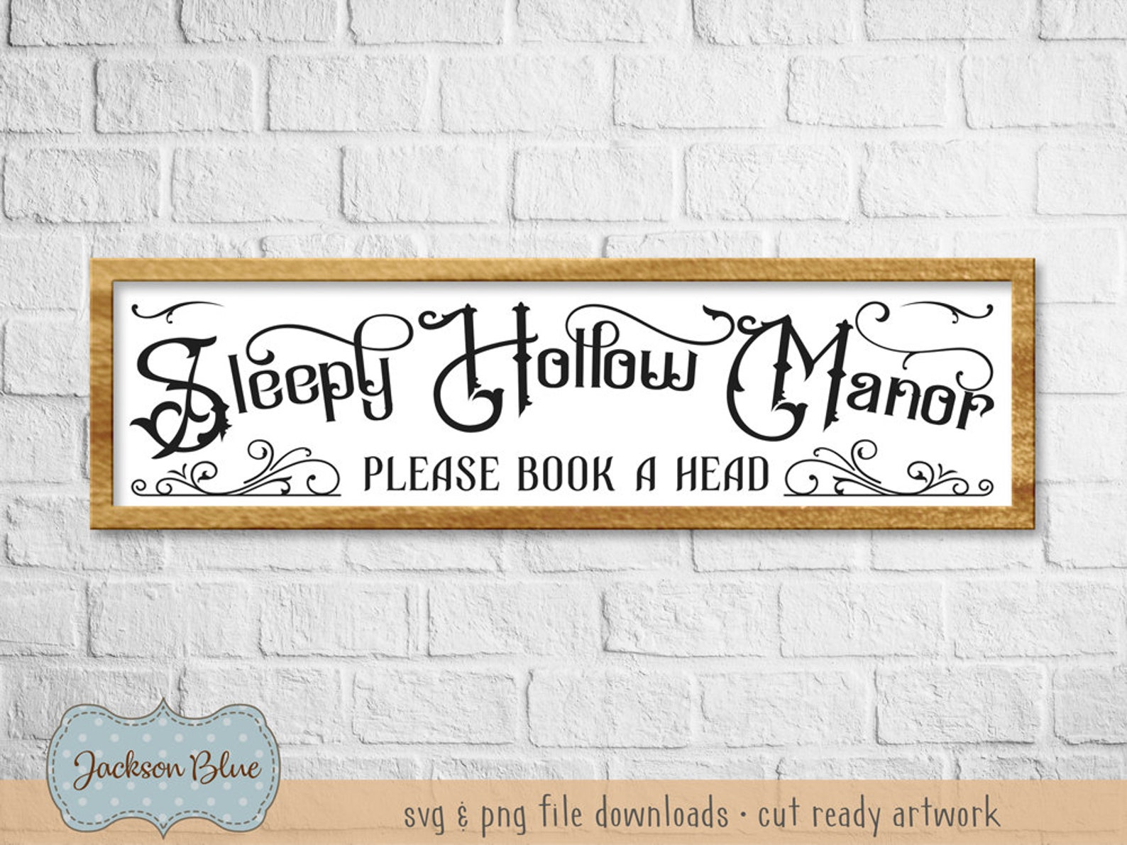Sleepy Hollow Manor SVG download. Fall sign svg. Rustic | Etsy