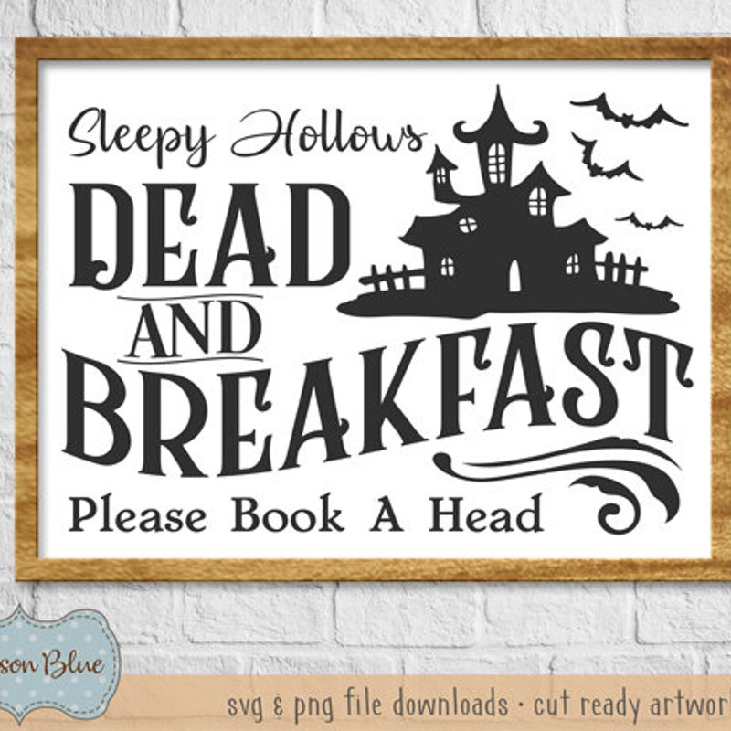Dead and Breakfast Svg - Etsy