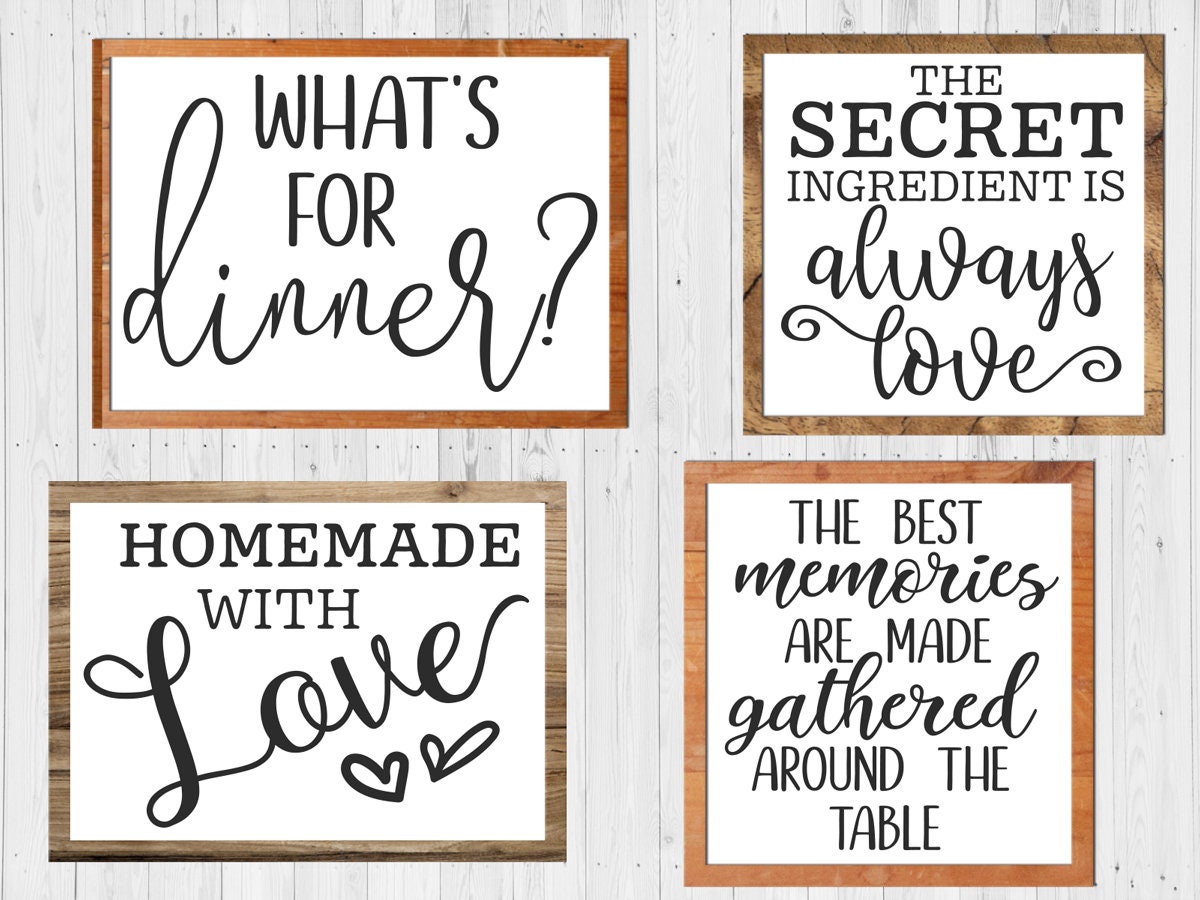 Farmhouse Kitchen SVG Bundle. Farmhouse Quotes Svg Bundle. Family Quote ...