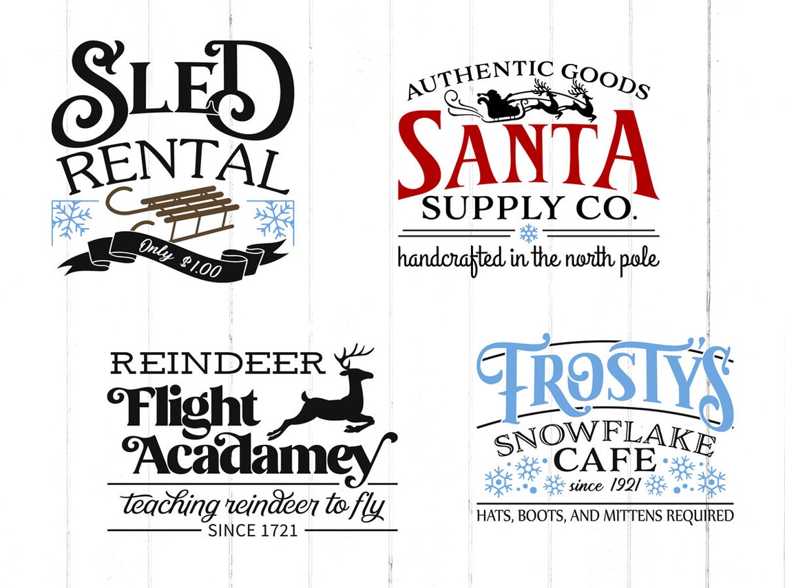 Farmhouse Christmas SVG Bundle, Vol 2. Rustic Christmas Svg Cut Files ...