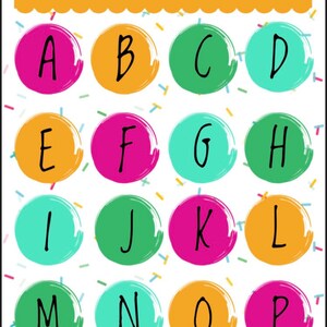 Play and Learn Kit: Alphabet Matching Activity uppercase & - Etsy