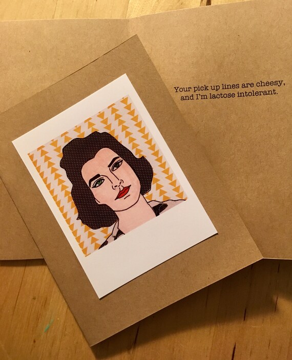 It's not easy being cheesy Handmade Greeting Card | Etsy