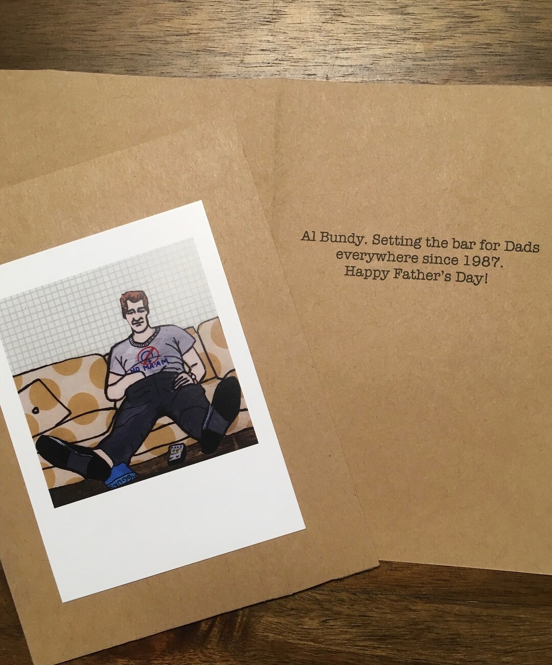 Al Bundy Handmade Fathers Day Greeting Card - Etsy