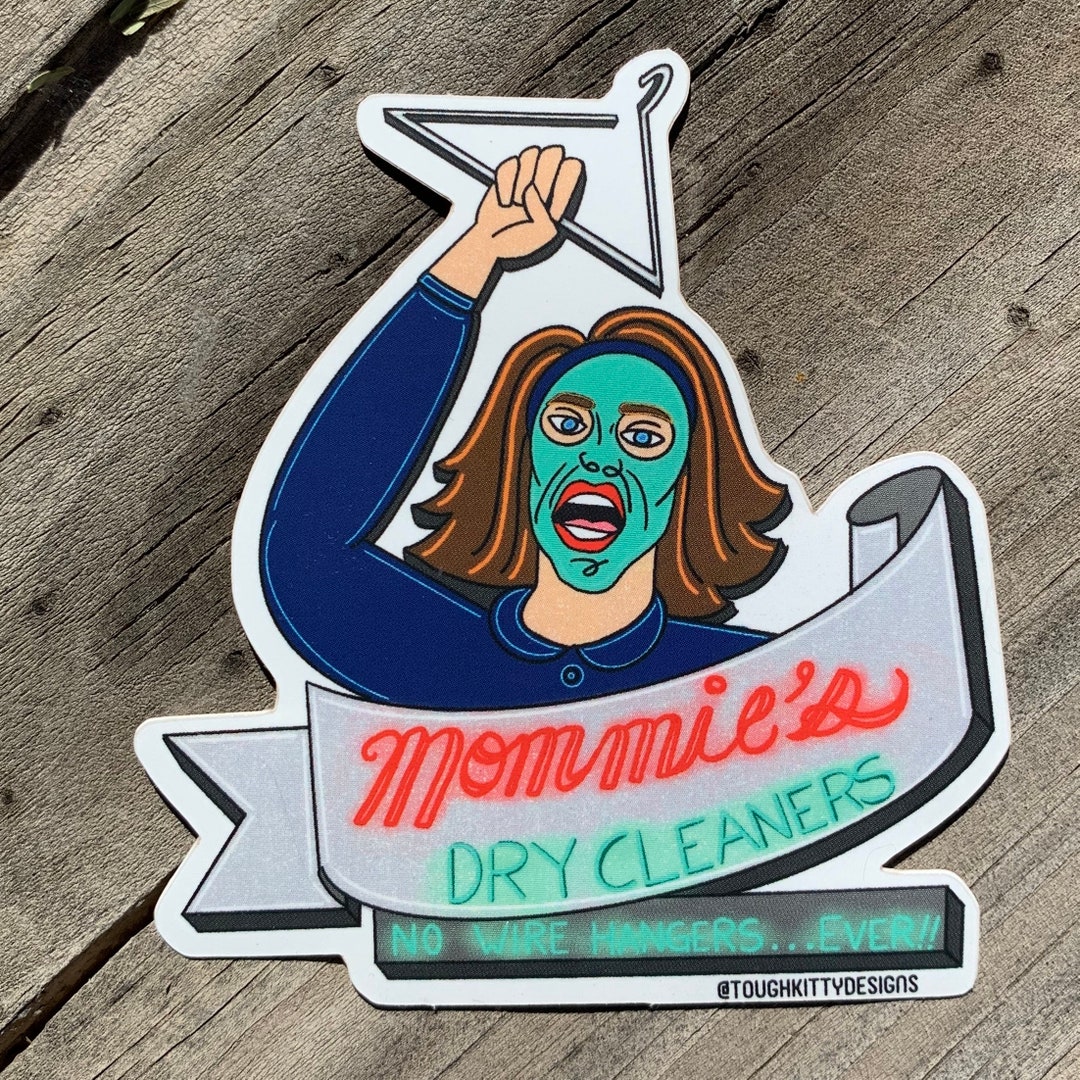 Mommie Dearest Matte Vinyl Sticker - Etsy