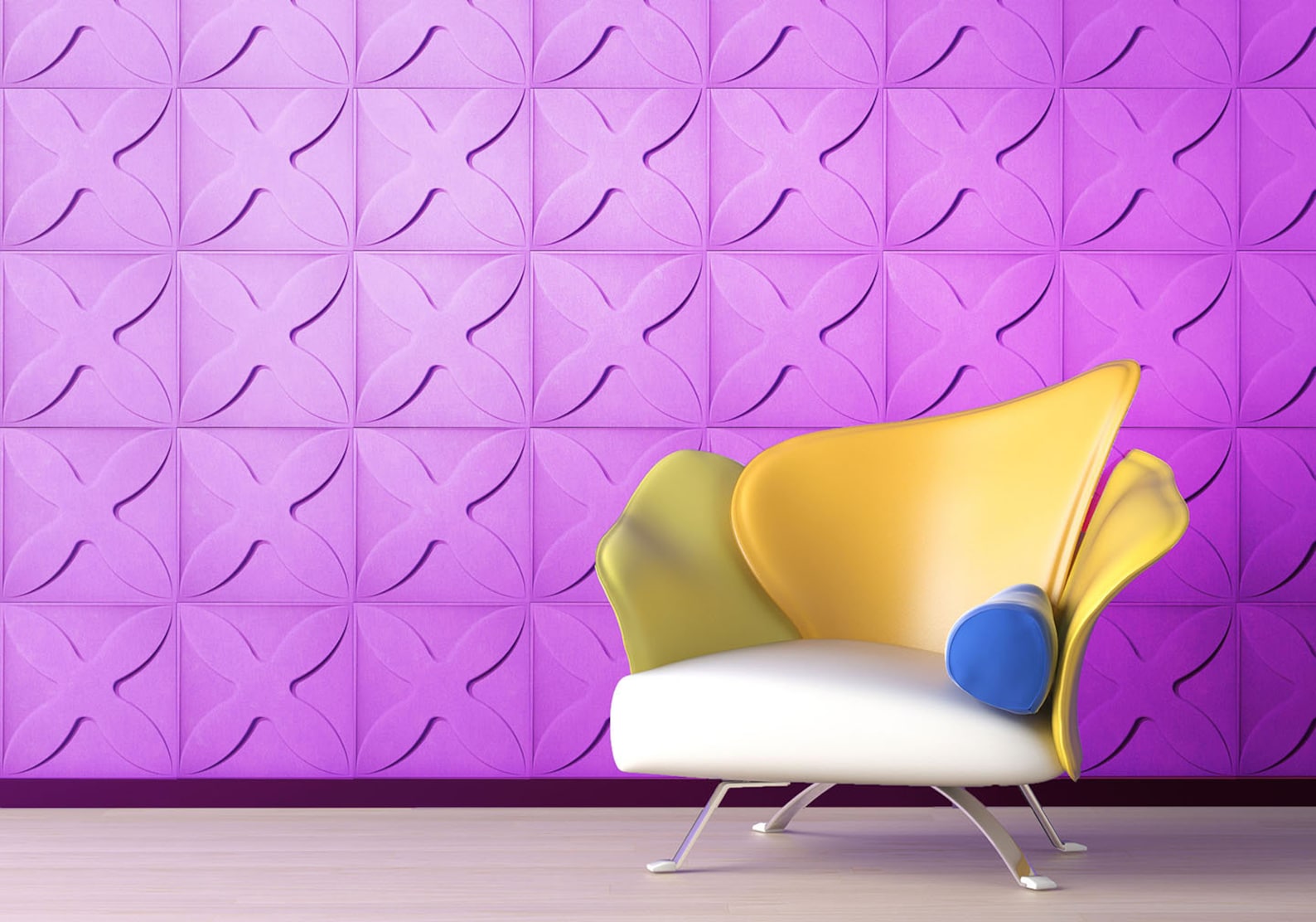 Easy Peel & Stick, Durable Plastic Textured Decorative 3D Wall Panel ...