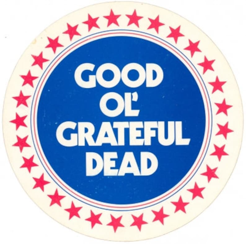 Good 'ole Grateful Dead Sticker Circle 3 X 3 - Etsy