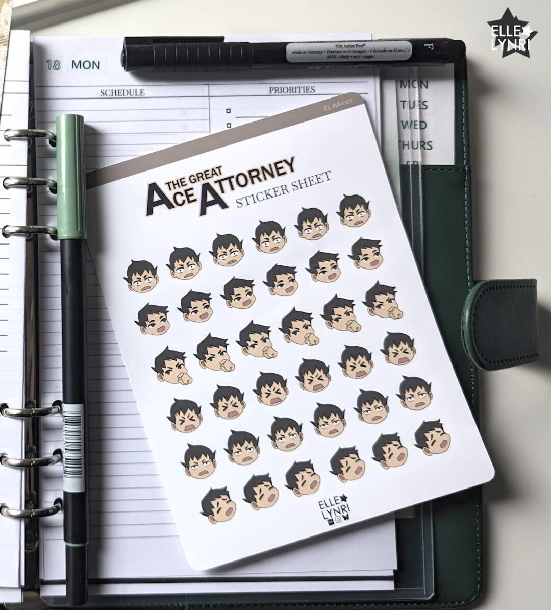 DGS Sticker Sheet Ryunosuke - Etsy