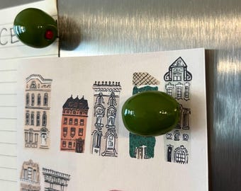 3 Pack of Olive Magnets - Etsy