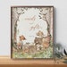 WOODLAND Baby Shower Sign, Forest Animals Cards & Gifts Sign, Printable ...