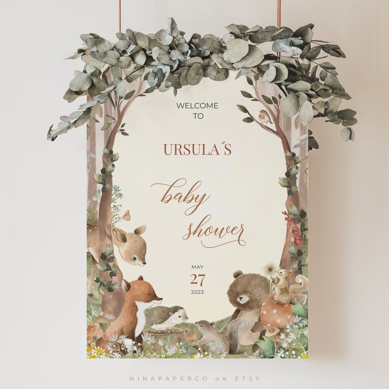 Woodland Sign - Etsy