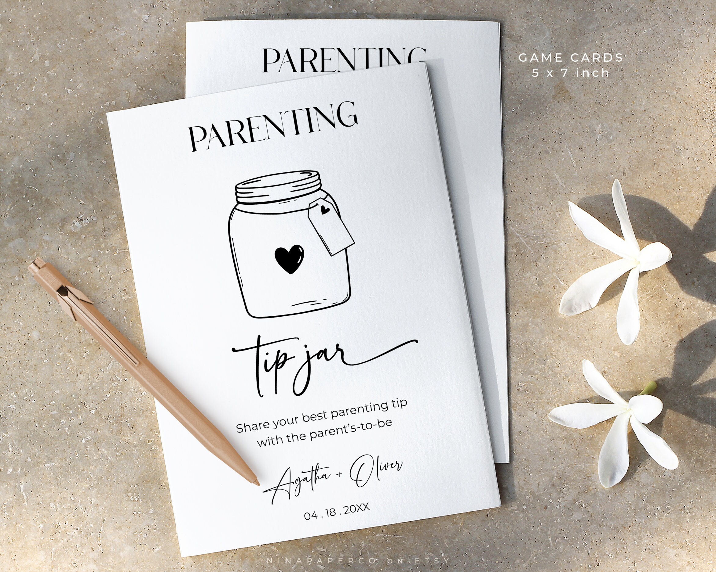 Parenting Tip Jar Sign Template Parenting Advice Card - Etsy