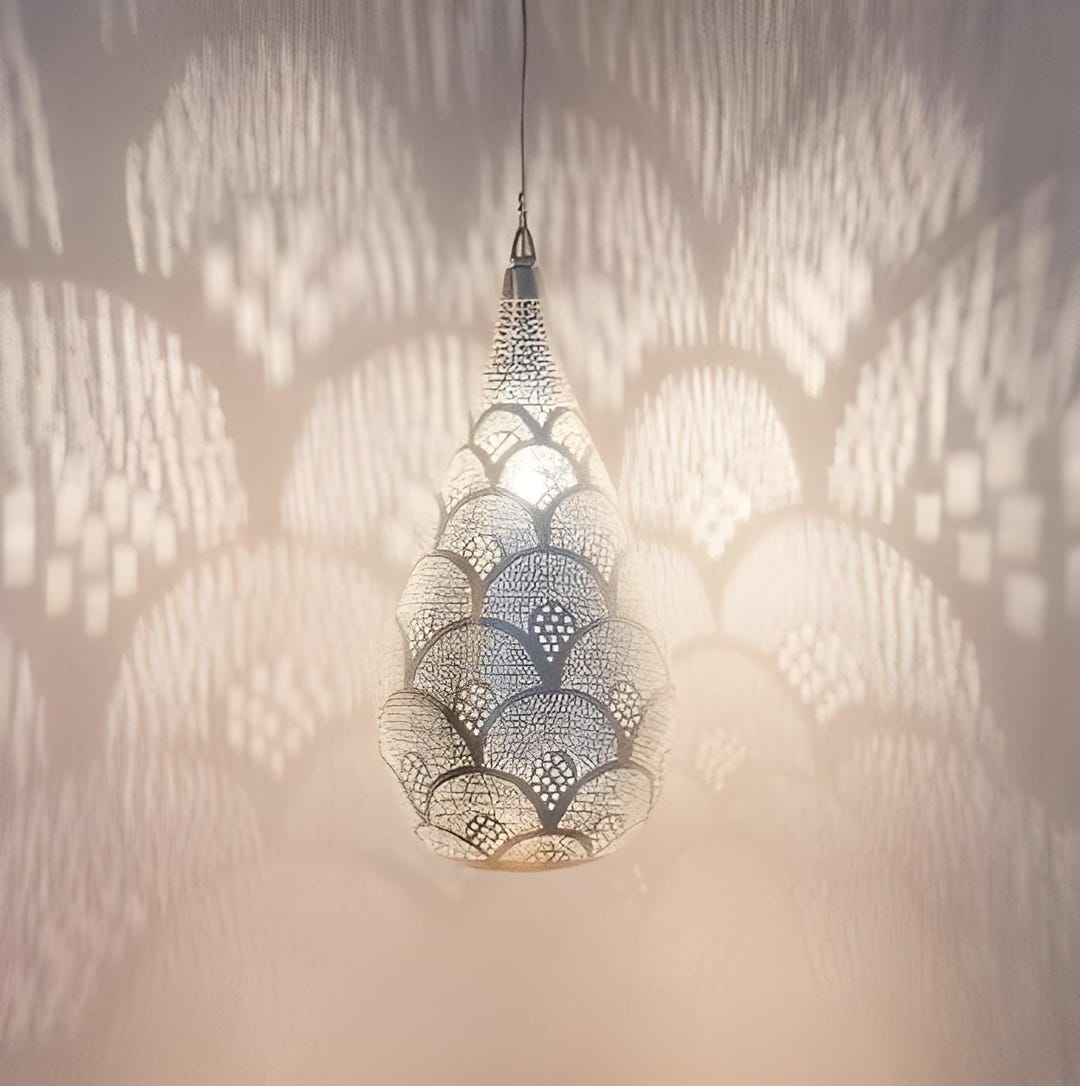 Turkish Lanterns | Marmara Delight Silver - Etsy