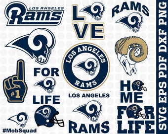 Los angeles rams svg | Etsy