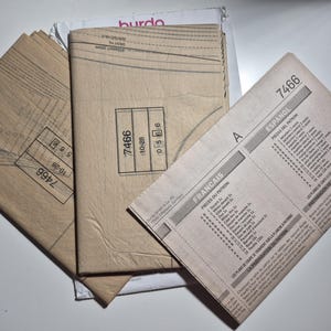 Burda 7466 Historical Biedermeier Dress, Out of Print, Sizes 10-28 ...