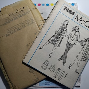 Mccall's 7464 Maternity Jumper or Dress, Shirt and Pants With Purchased ...