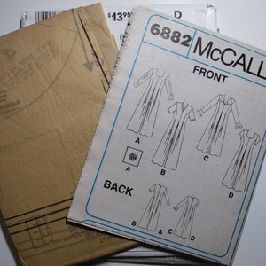 Mccall's 6882 Jumpsuit and Dress, Pick Your Size, All Uncut and Factory ...