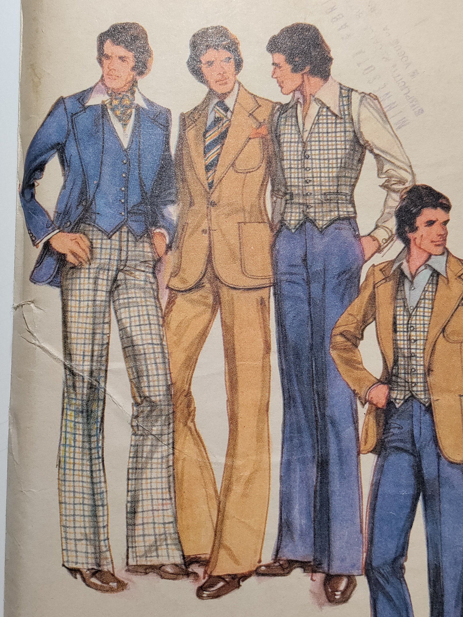 Butterick 4711 Robert L. Green Mens Jacket With Partial Lining and ...